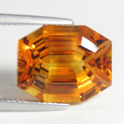 9.58Cts Genuine Natural Citrine 14.5x11.6x9mm Fancy Cut Loose Gemstone ...