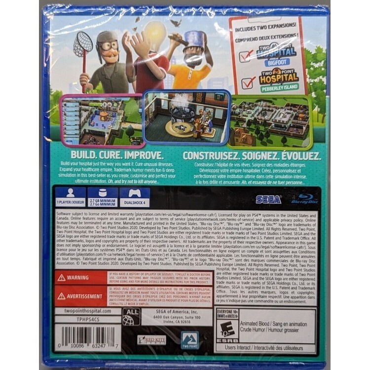 Two Point Hospital PS4 PlayStation 4, Brand New ESRB North American | eBay