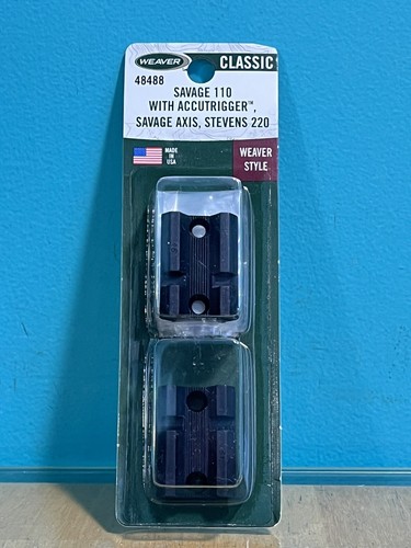Weaver Style Scope Base Pair Savage 110 Accutrigger Axis Steven 220 ...
