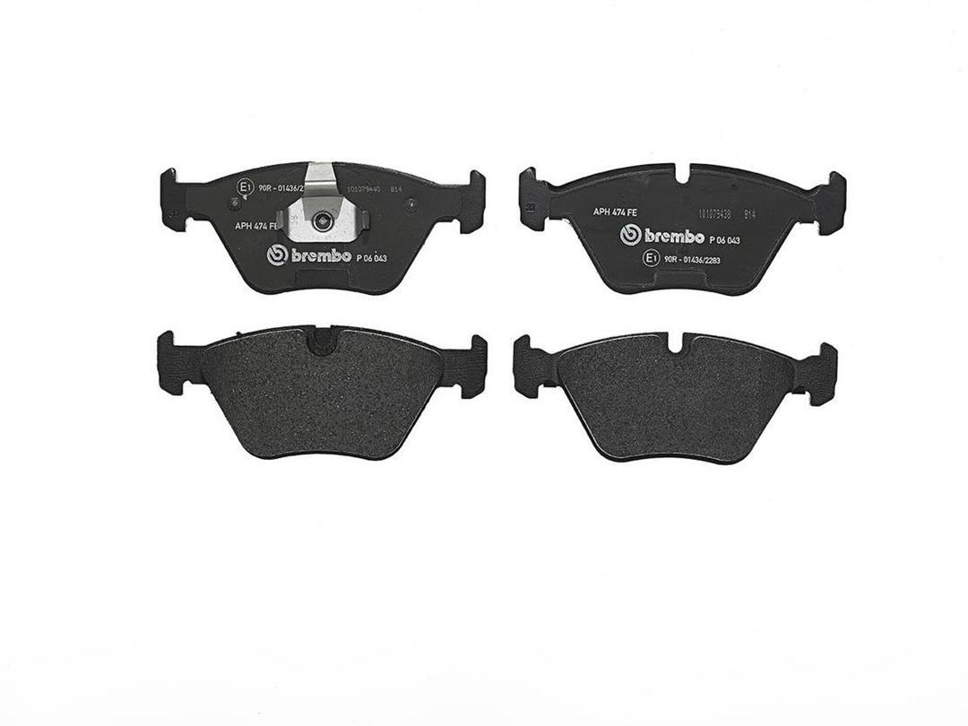 Brembo Brake Pad P06043 FMSI Number D946-7592; Low-Metallic; Set Of 4 ...