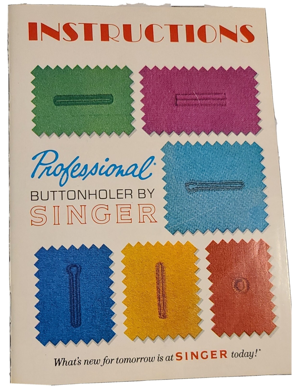 SINGER 161825 Needle Plate for Buttonholer Vintage for sale online | eBay