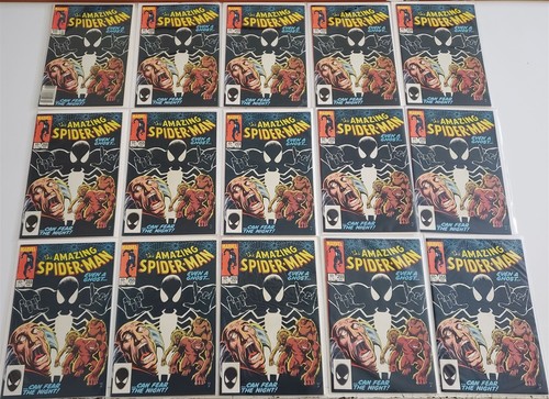 AMAZING SPIDER-MAN #255 Warehouse Find Lot of (15) Comics 1st Black Fox ...