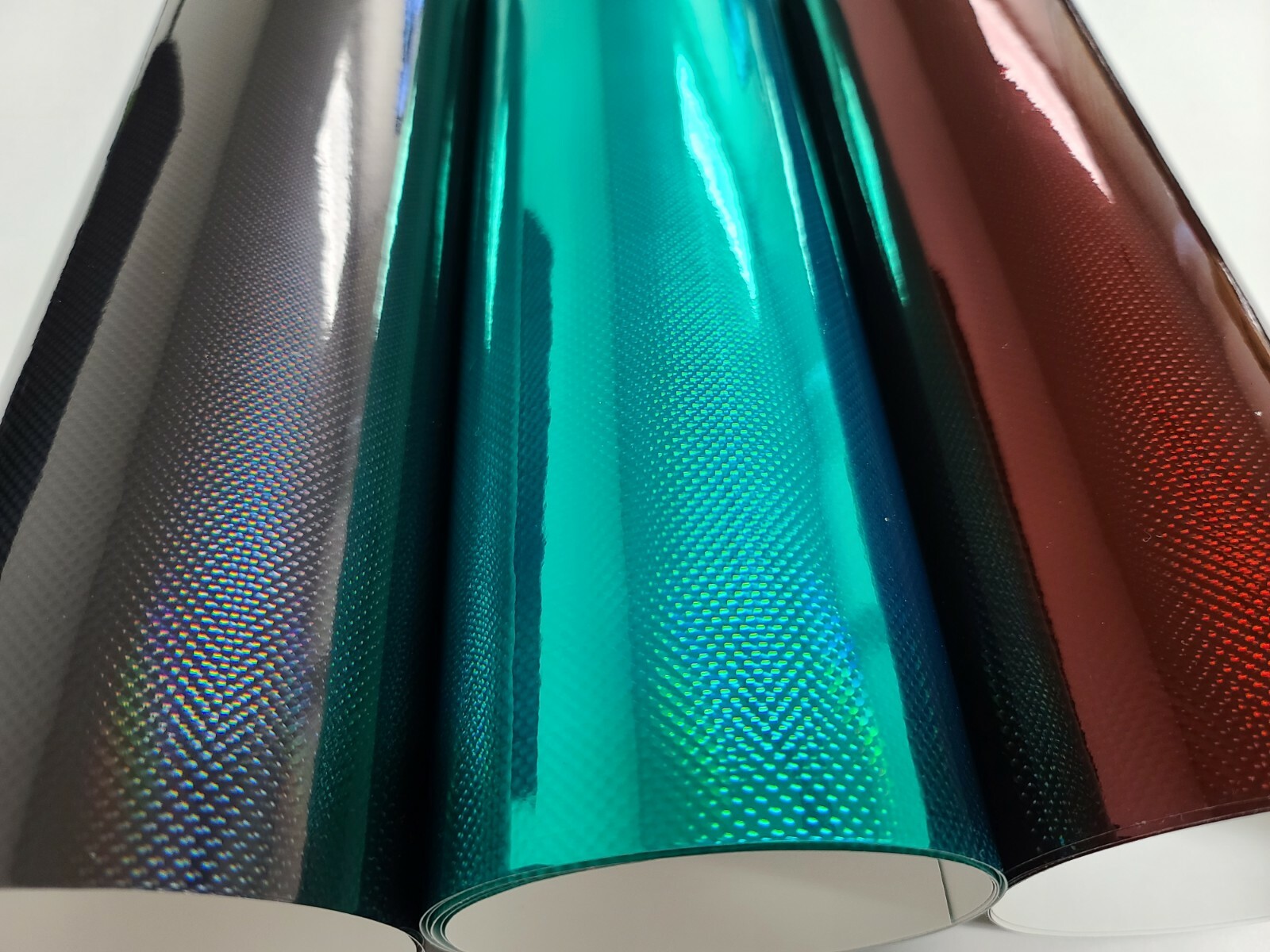 Gloss Chrome Prism Pattern Vinyl Car Wrap Auto Decal Sticker Film Roll ...