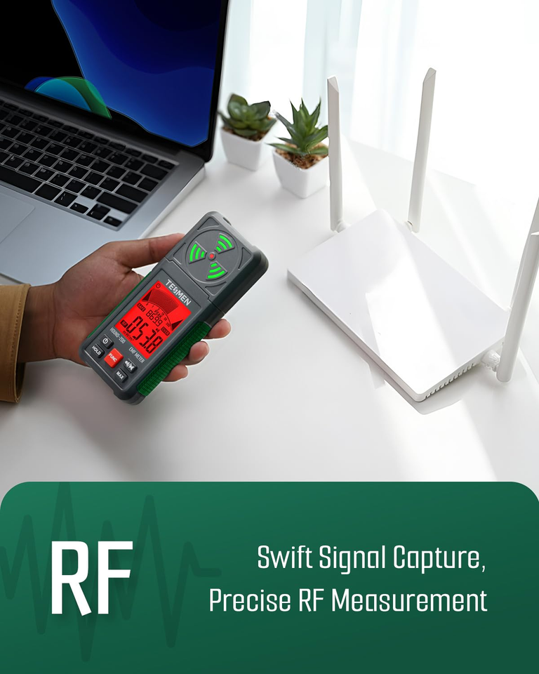Hound-200 EMF Meter: 3-in-1 Portable Radiation Detector for Home ...