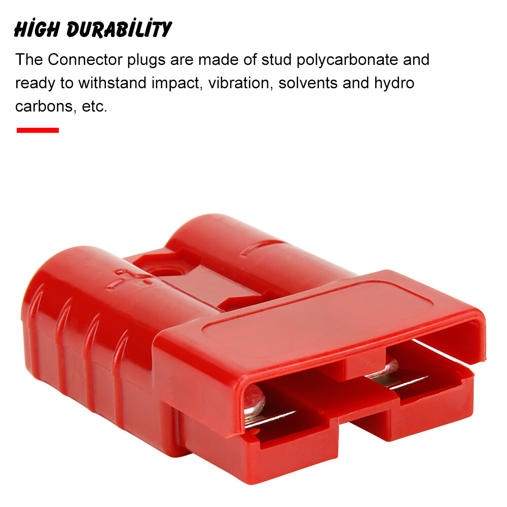 10PCS Anderson Style Plug Terminals Exterior Connectors 12V 24V 50 AMP ...