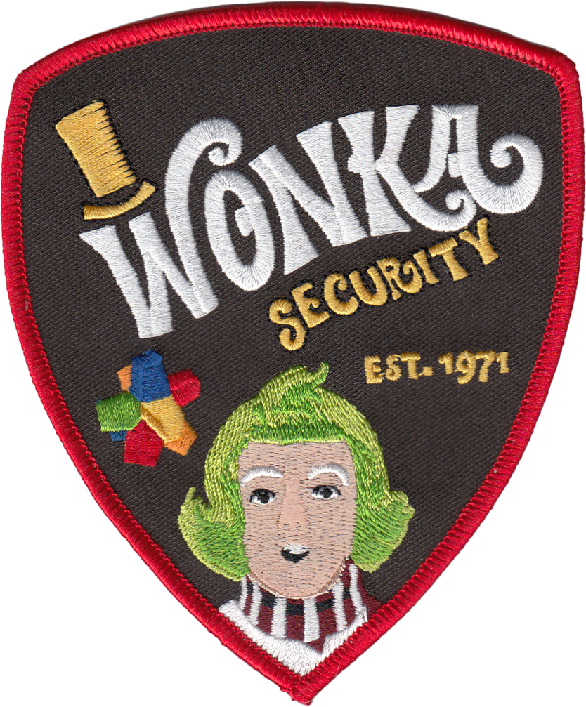 WONKA SECURITY SHOULDER PATCH: Willy Wonka | eBay