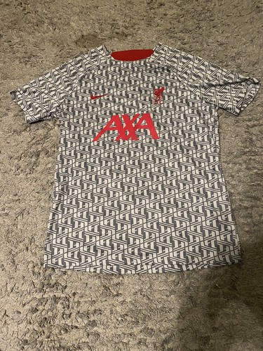 Liverpool Grey AXA Football Shirt XL | eBay