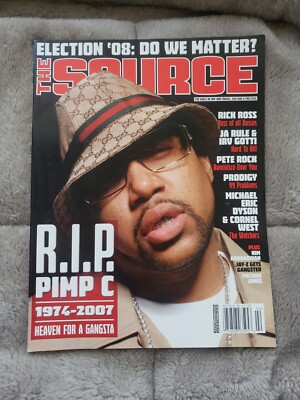 The Source Magazine UGK COVER PIMP C.. RIP PIMP C!! Feb 2008 | eBay