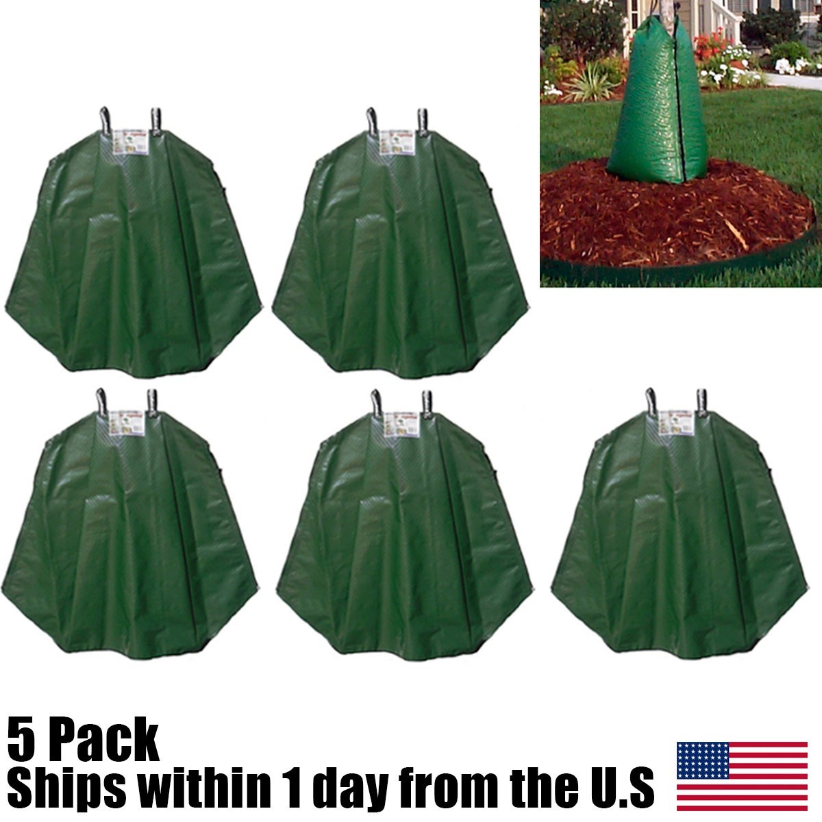 5PK Genuine Treegator 20 Gallon Slow Release Tree Irrigation Watering ...
