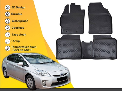 Floor Liners Mats Tray For Toyota Prius 2010-2015 Full Set Custom | eBay