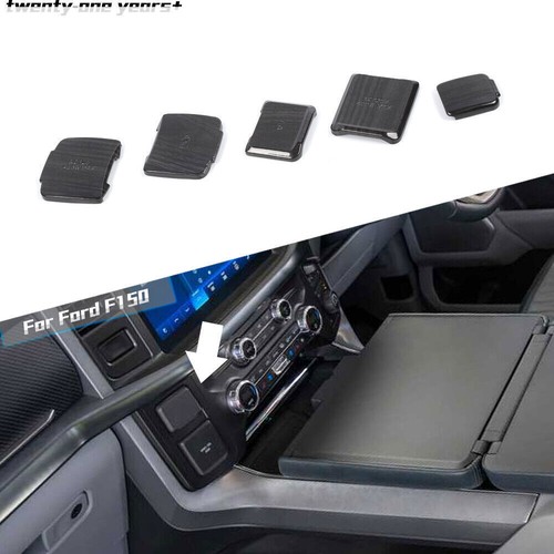 Front &Rear Console Power Socket Button Cover Trim For Ford F150 21 ...