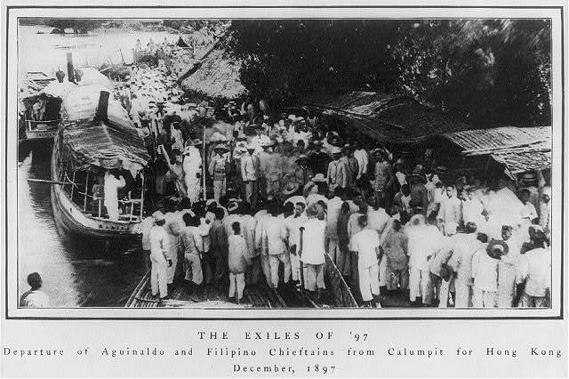 Photo:Emilio Aguinaldo,aides,voluntary exile,Hong Kong,1897 | eBay