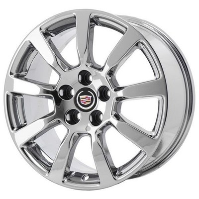 18" Cadillac CTS PVD Bright Chrome-C Wheel Rim Factory OEM 4628 2008 ...