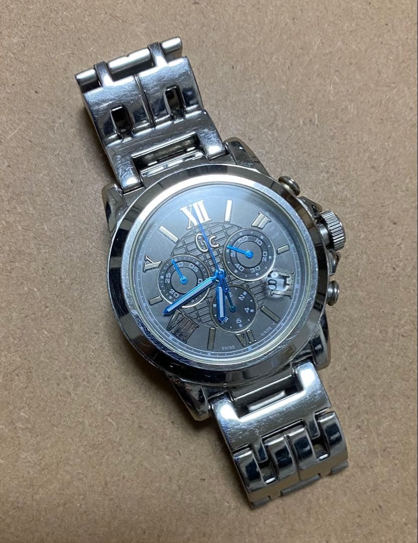 Gc Quartz X41002G5 Chronograph Analog Stainless Steel Watch Used | eBay