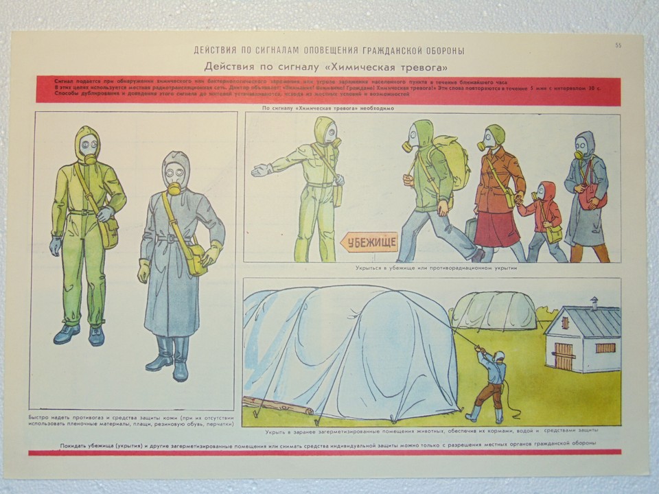 Original Nuclear Weapon Damage Poster fallout Soviet radiation Atomic ...