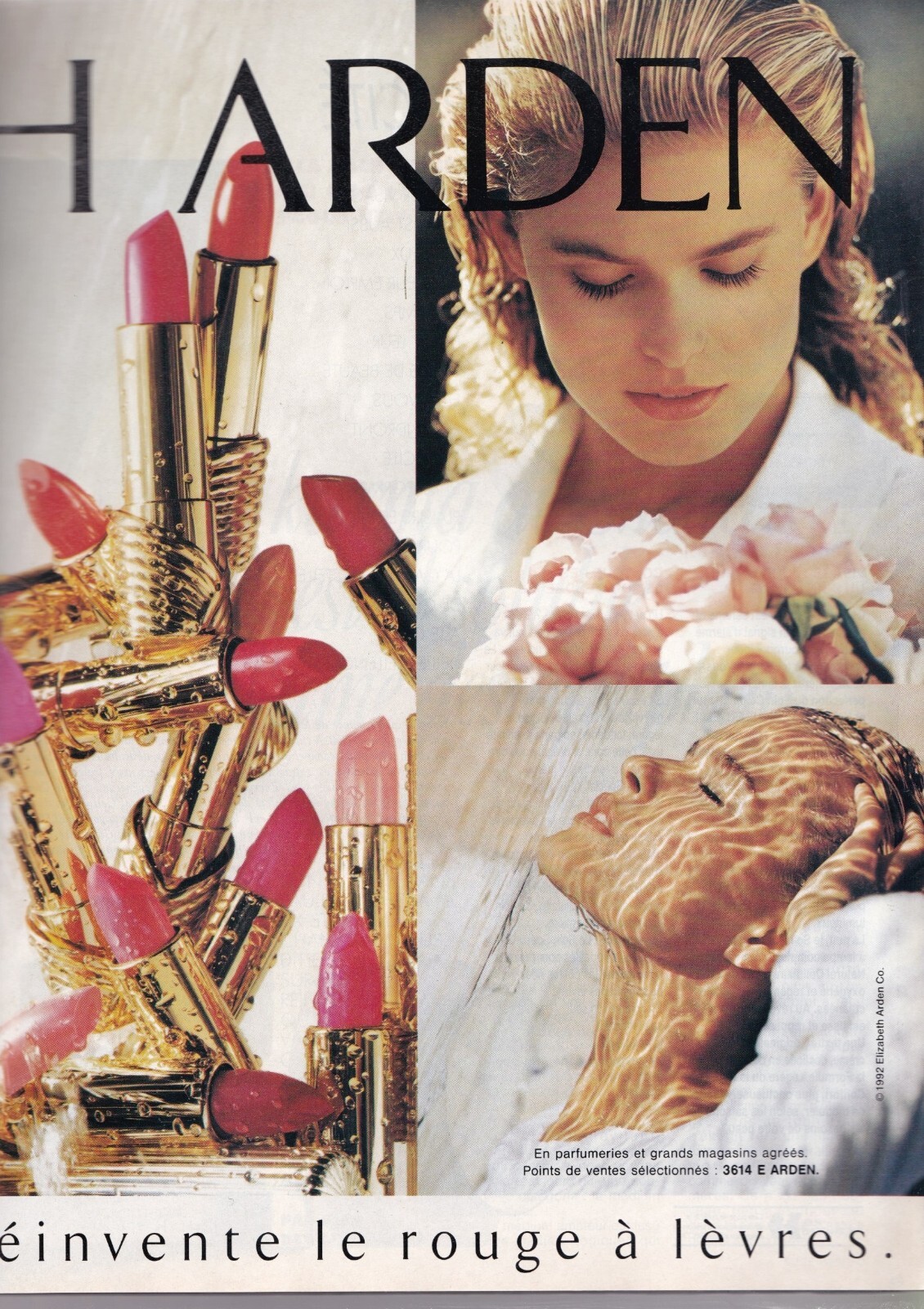 ELLE FRANCE 1993 ELAINE IRWIN MEGHAN DOUGLAS JULIE ANDERSON RENEE ...