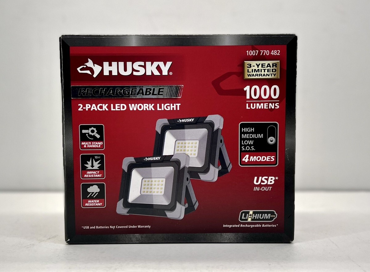 Husky 180 Led Work Light Clamp Workling Light 270° Rotating 2100