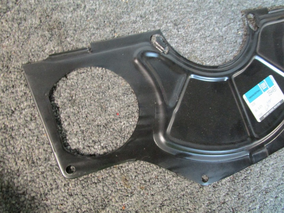 63/72 corvette stamped steel bell housing cover 4 speed 354497 GM NOS ...