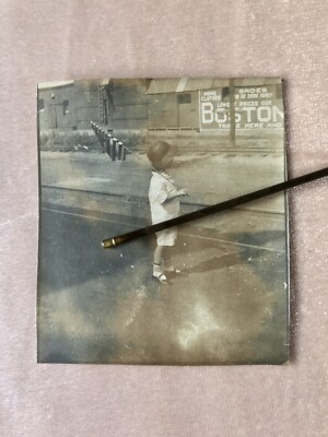Antique 1910s Patriotic Little Boy with American Flag Lincoln Nebraska ...