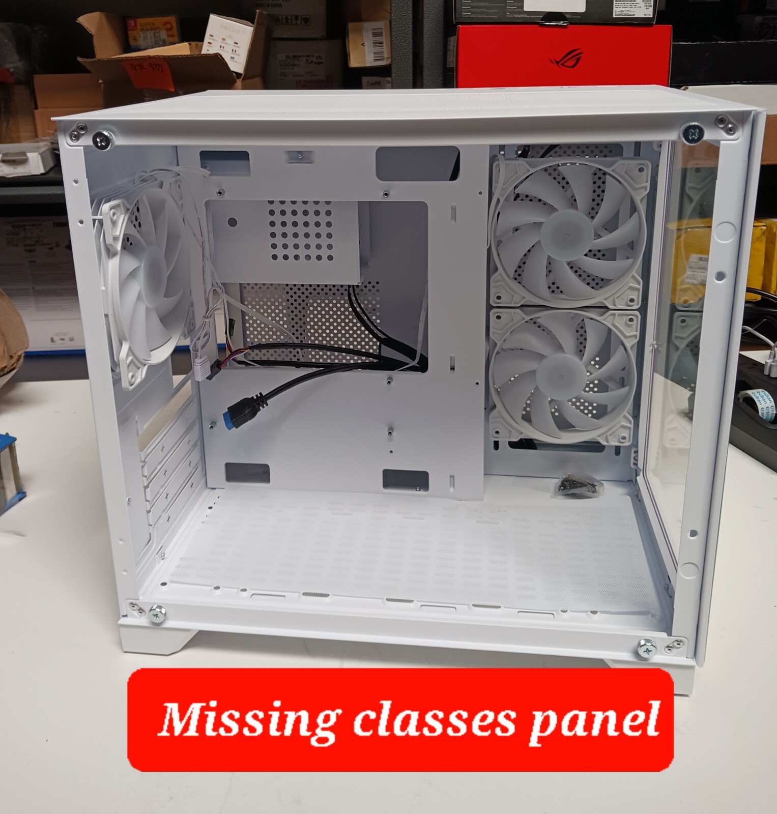 DIYPC ARGB-Q3-W Tempered Glass Micro ATX Gaming Computer Case - White ...