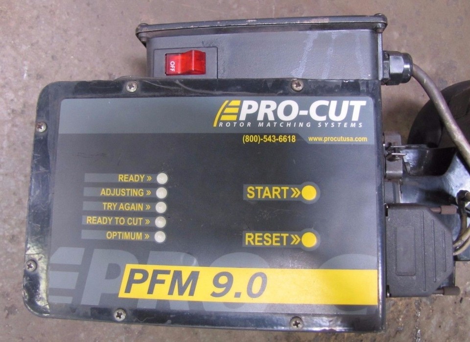 PRO-CUT PFM 9.0 ON-CAR BRAKE LATHES 1 HP 115V 3450 RPM 1PH ROTOR ...