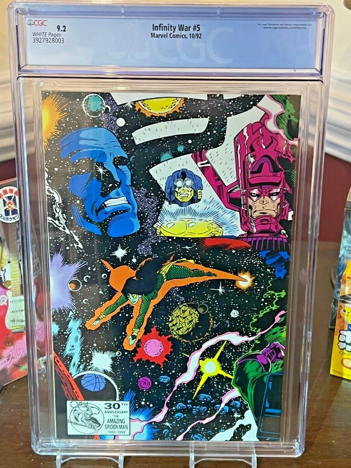 Marvel Comics Infinity War#5 (Gatefold Wraparound Cover), 1992 CGC 9.2 ...