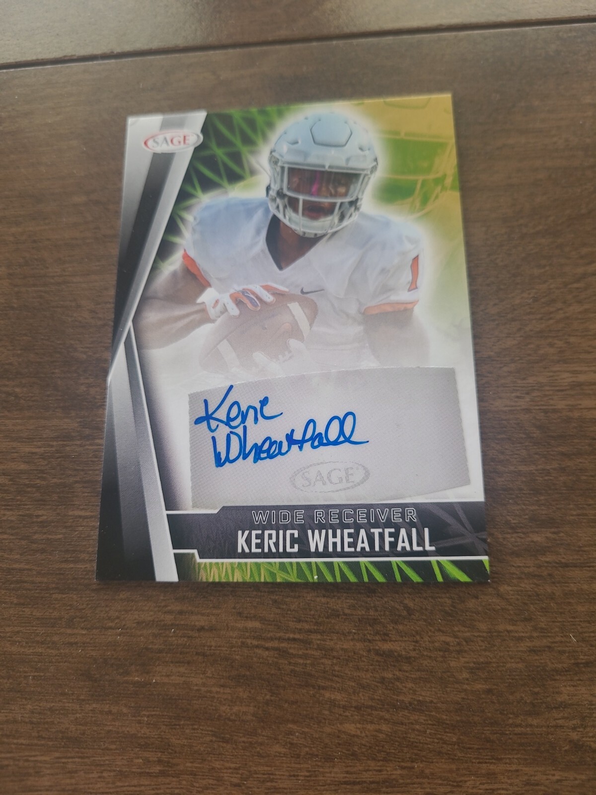 Nice 2022 Sage Keric Wheatfall Rookie Auto. Fresno St And Philadelphia ...
