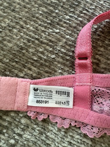 Wacoal 853191 Bra 38B Embrace Lace Pink Lined Underwire | eBay