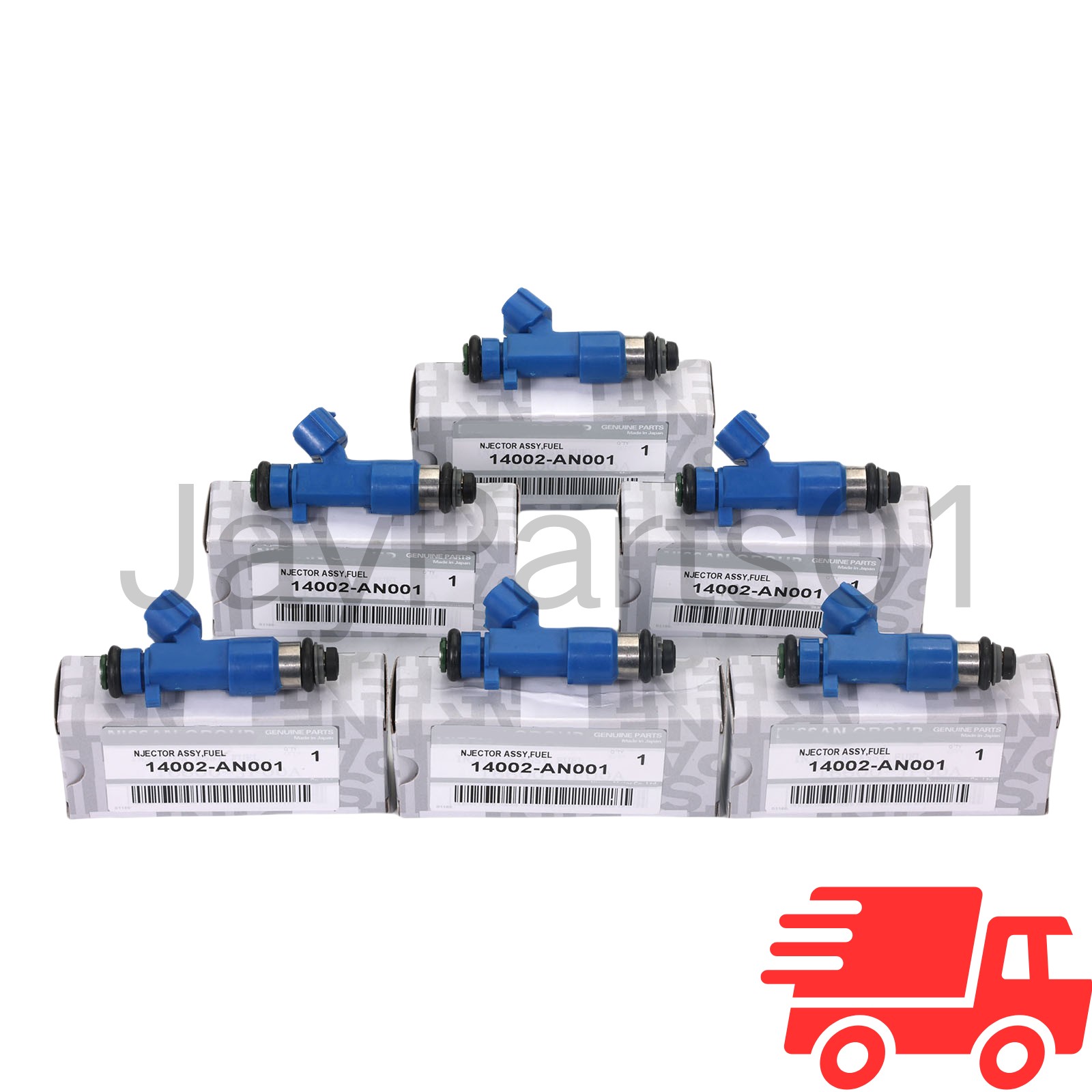 OEM 6x 550cc Fuel Injectors For 2009-17 Nissan GT-R G37 350Z 370Z ...