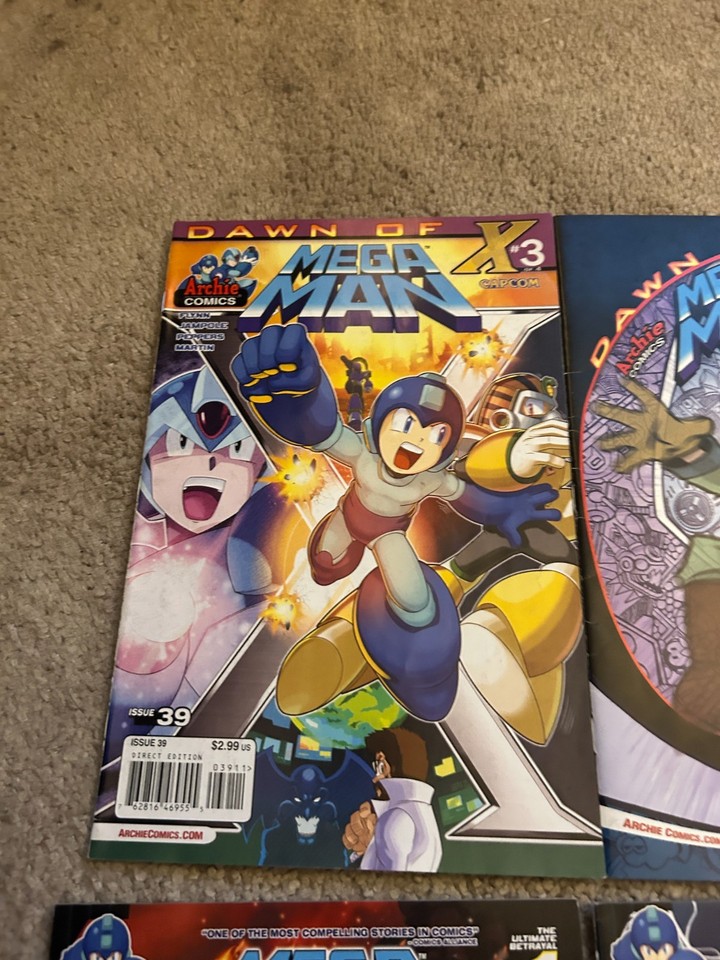 Mega Man Lot 12 Comics Archie Comics Capcom | eBay