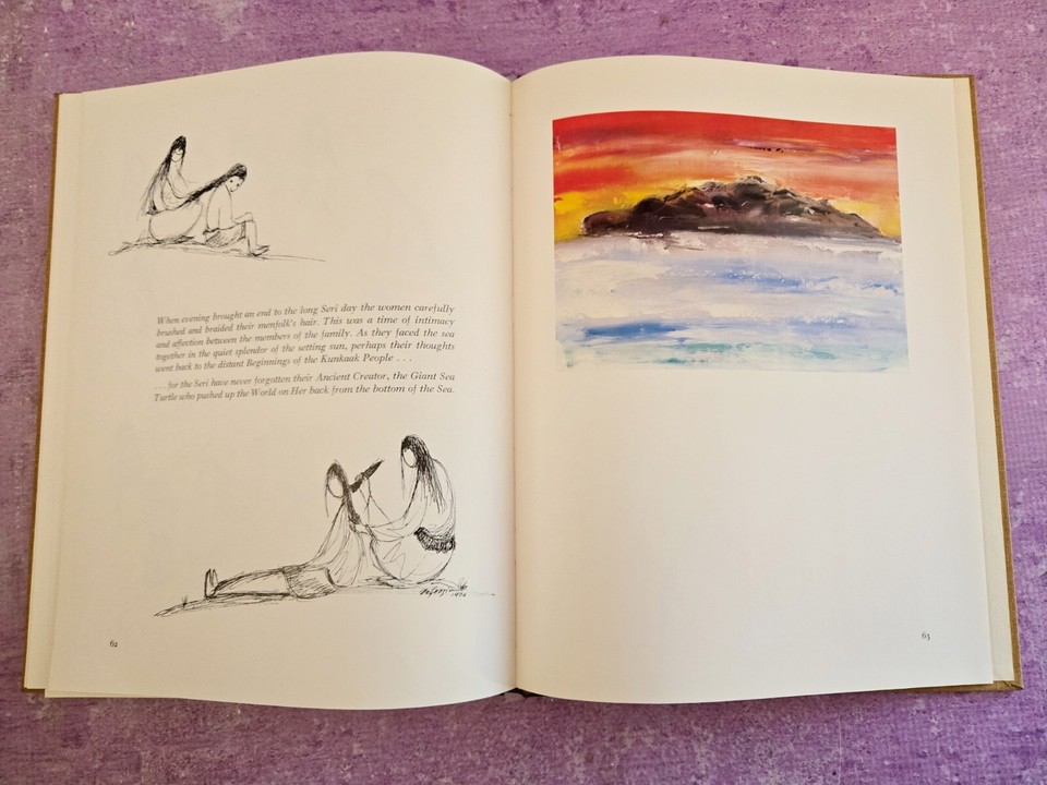 The Seri Indians by Ted De Grazia HC DJ 1970 Tiburon Island Gulf of CA ...