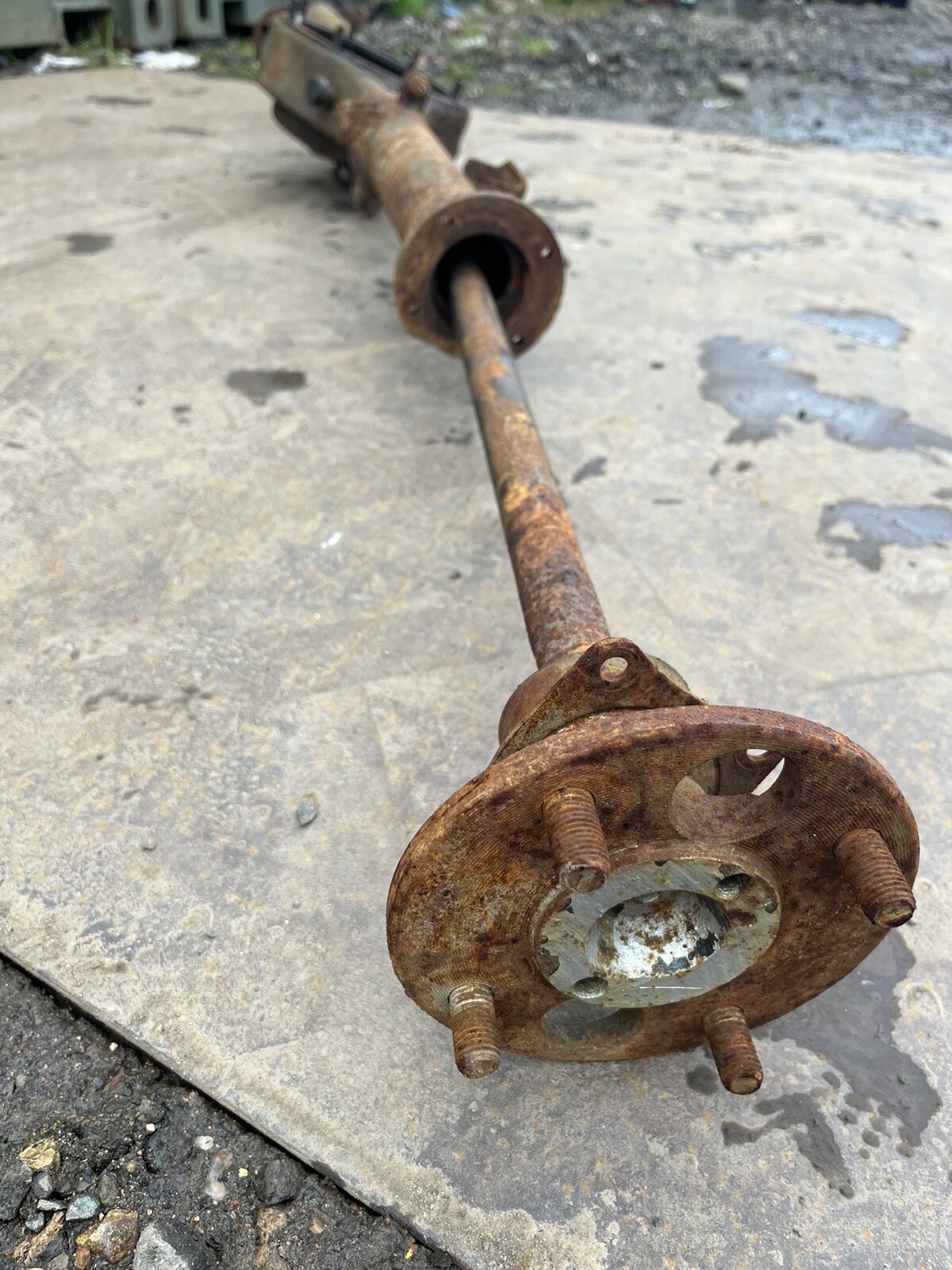 Ford Escort Mk2 48.5” Wide English Rear Axle Casing And Half Shafts F2 ...