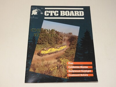 CTC BOARD RAILROAD MAGAZINE MARCH 1986 | eBay