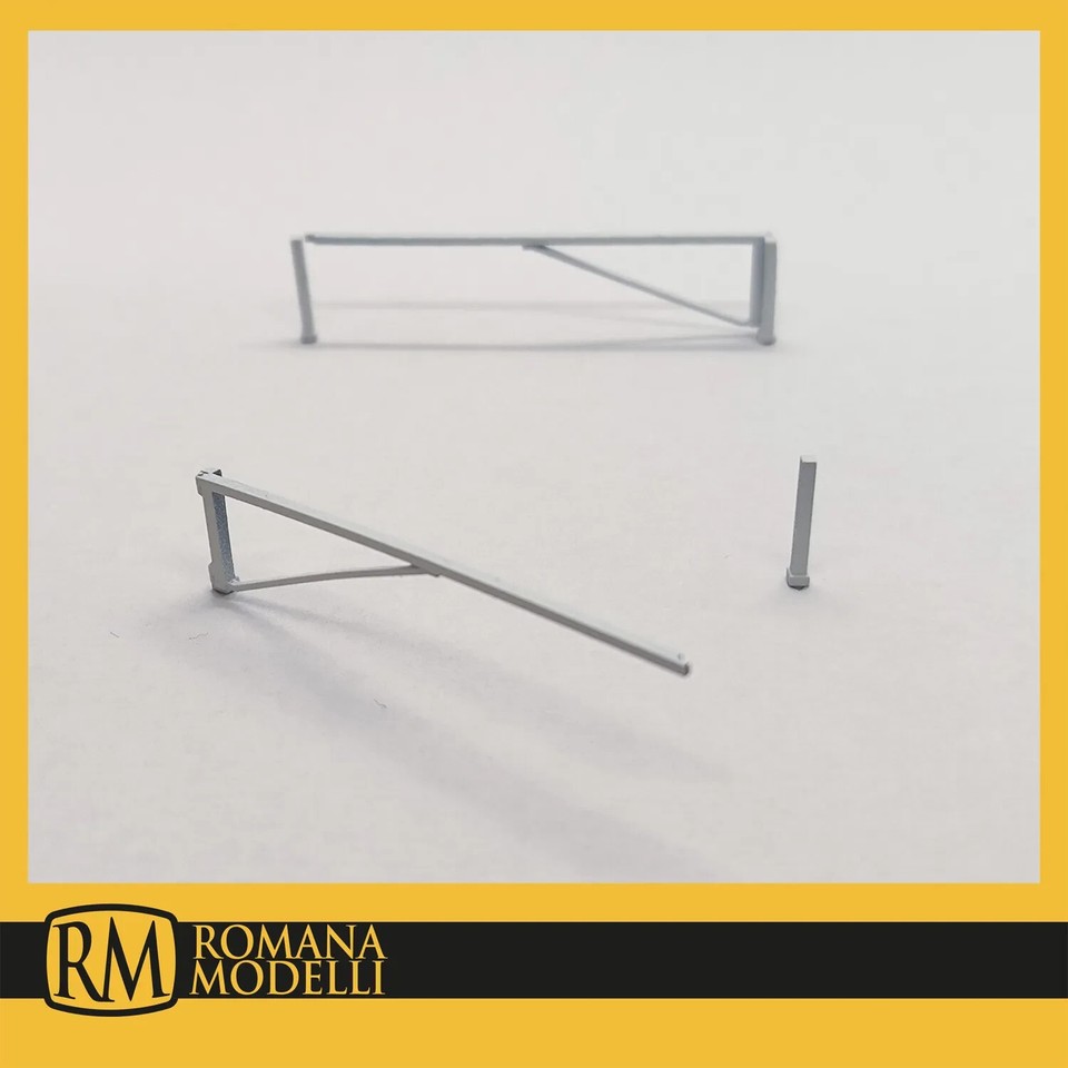 Romana Modelli 50169 Crossing Level Private Bars Swivel Scale Ho 1:87 ...