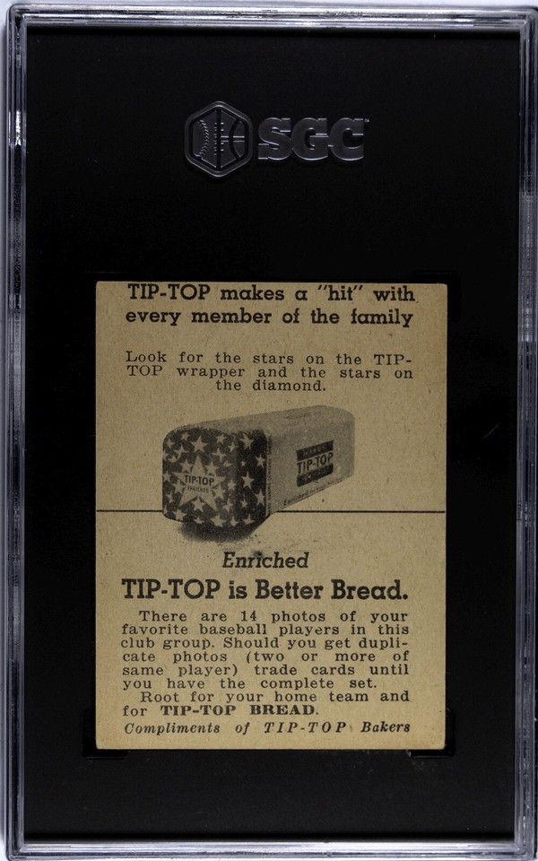 1947 Tip Top Bread Ralph Kiner SGC 2 | eBay