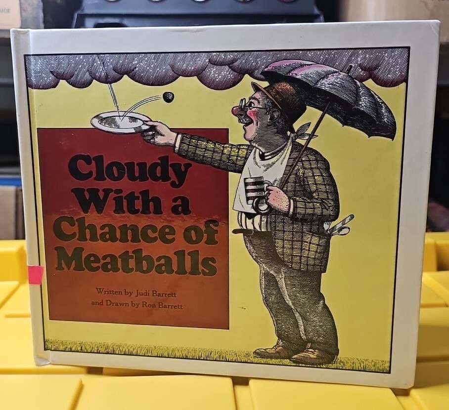 Cloudy With A Chance Of Meatballs by Judi Barrett (1st Scholastic Print ...