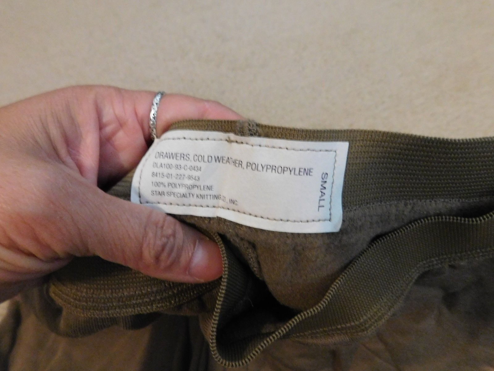 US MILITARY COLD WEATHER DRAWERS SIZE SMALL NEW | eBay
