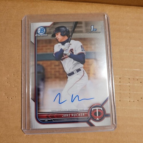2022 Bowman Chrome #CPA-JRK Jake Rucker Auto AUTOGRAPH | eBay UK
