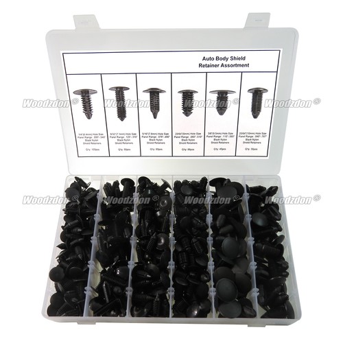 393 Automotive Push Pin Auto Body Shield Retainer Assortment For GM For ...