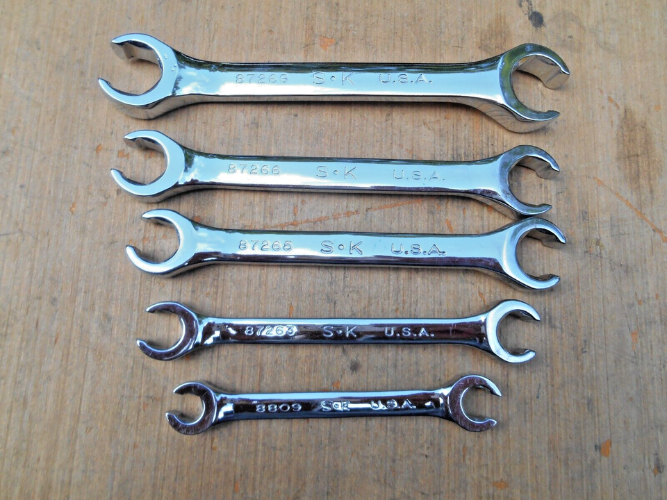 SK TOOLS METRIC FLARE NUT WRENCHES , LOT OF 5 , NOB | eBay