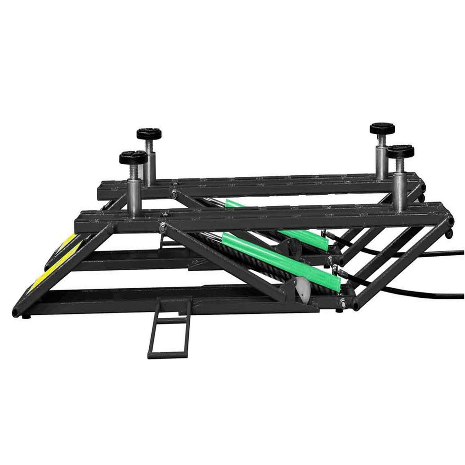 Mini Scissor Quick Garage Car Lift Low Profile 6200 LB Capacity ...
