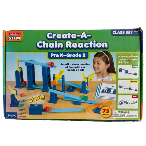 Lakeshore Create-A-Chain Reaction Science Kit Pre K-2nd Grade Class Set ...