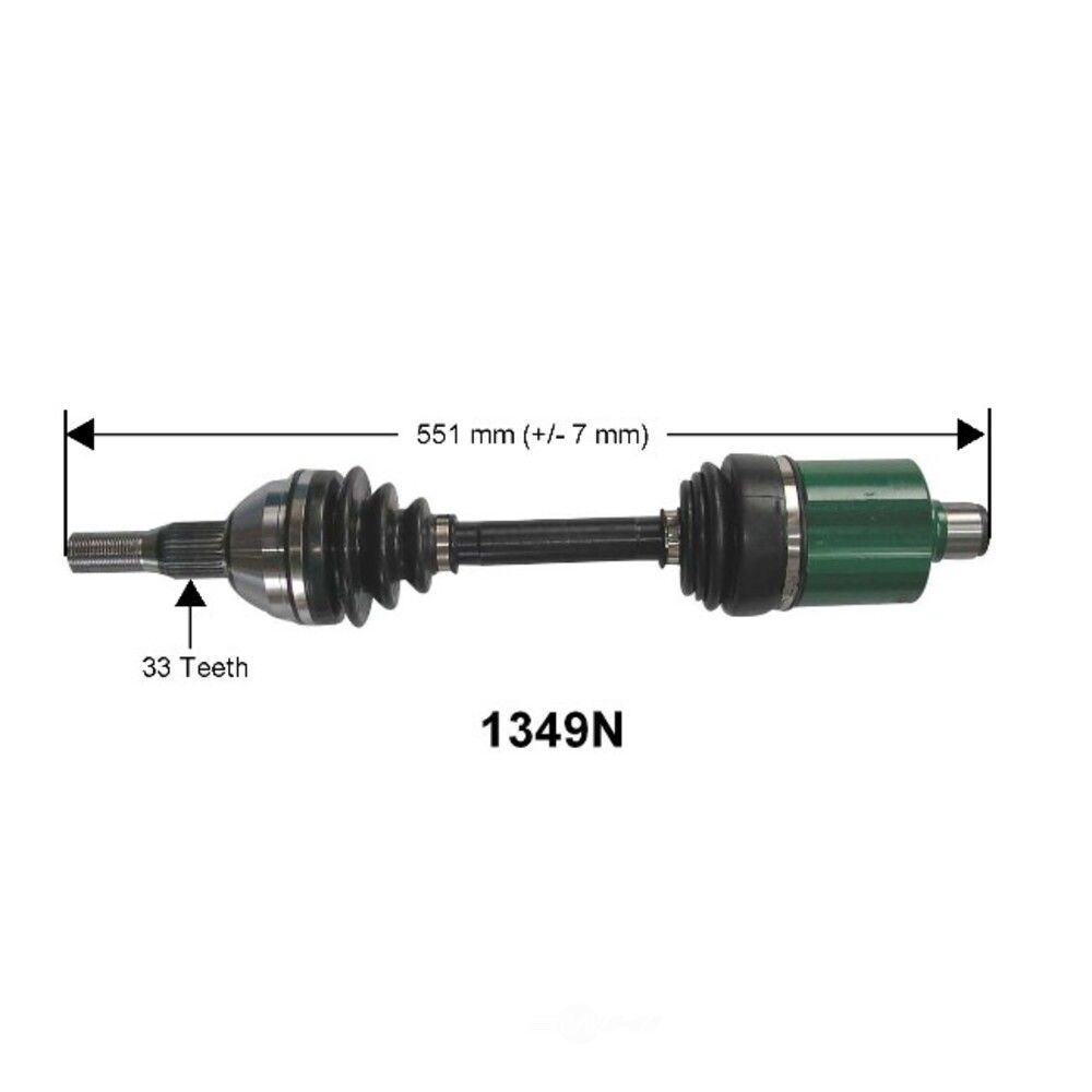 CV Axle Assembly-PDL OE Design Autopart Intl 1700-196975 for sale ...