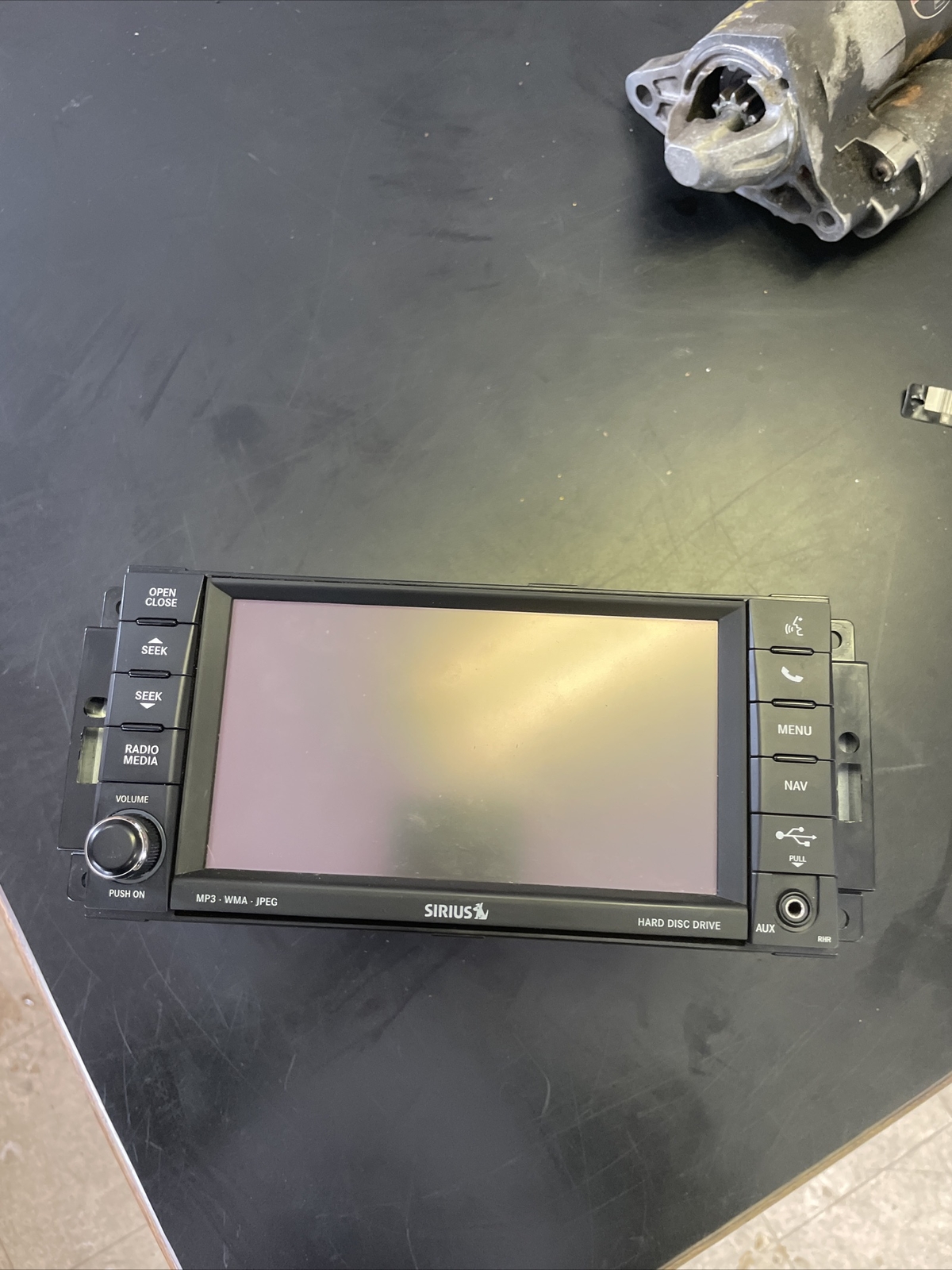 2013 CHRYSLER 200 AM-FM-CD-DVD-HDD FACE ID# RHR RADIO NAVIGATION ...