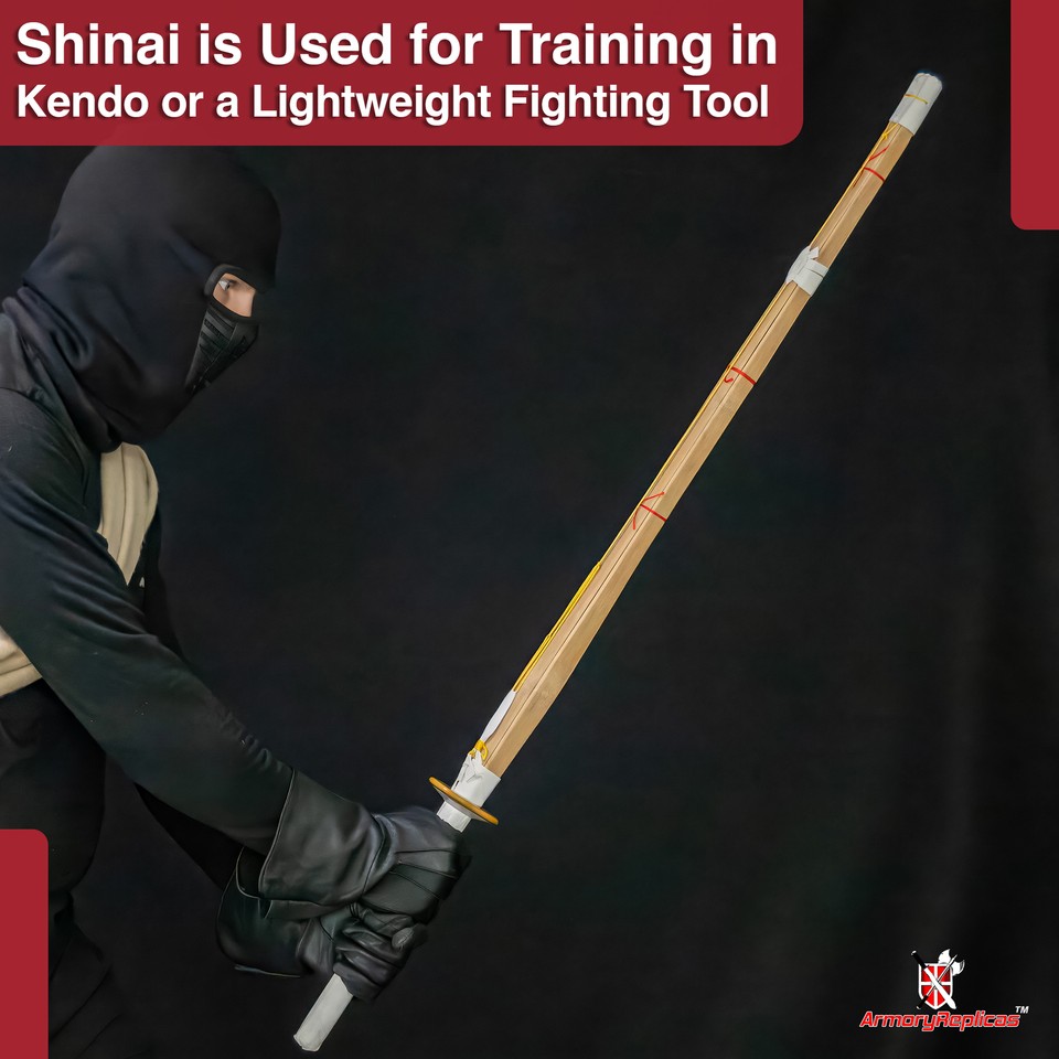Kendo Shinai Bamboo Practice Katana Sword 44" Training Samurai Martial ...