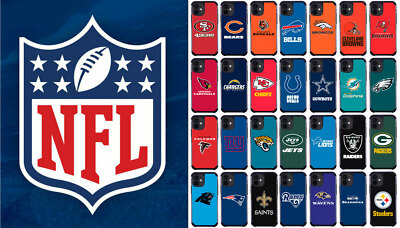 For Apple iPhone 13 Pro Max - Official NFL Football Armor Hybrid Cover ...