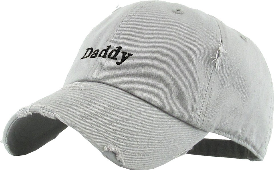 Daddy Embroidery Dad Hat Cotton Adjustable Baseball Cap Unconstructed ...