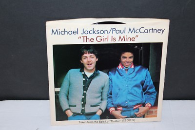 Michael Jacksonpaul Mccartney The Girl Is Mine 454rpm 7 Record In