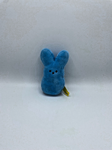 Peeps 6" Bunny Rabbit Plush Dandee Just Born Blue Easter Candy Basket ...