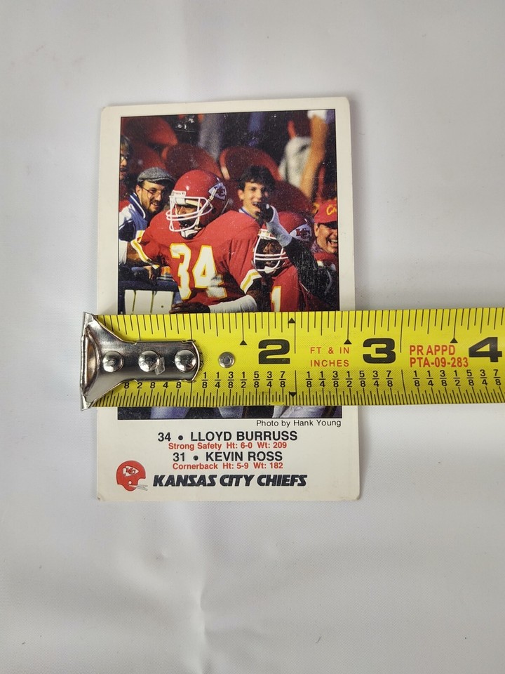 Vtg Set Of 10 Frito Lay Kansas City Chiefs Football Cards Law ...